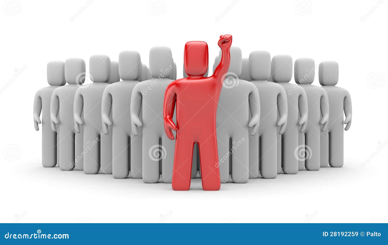 Group with leader stock illustration. Illustration of leader - 28192259
