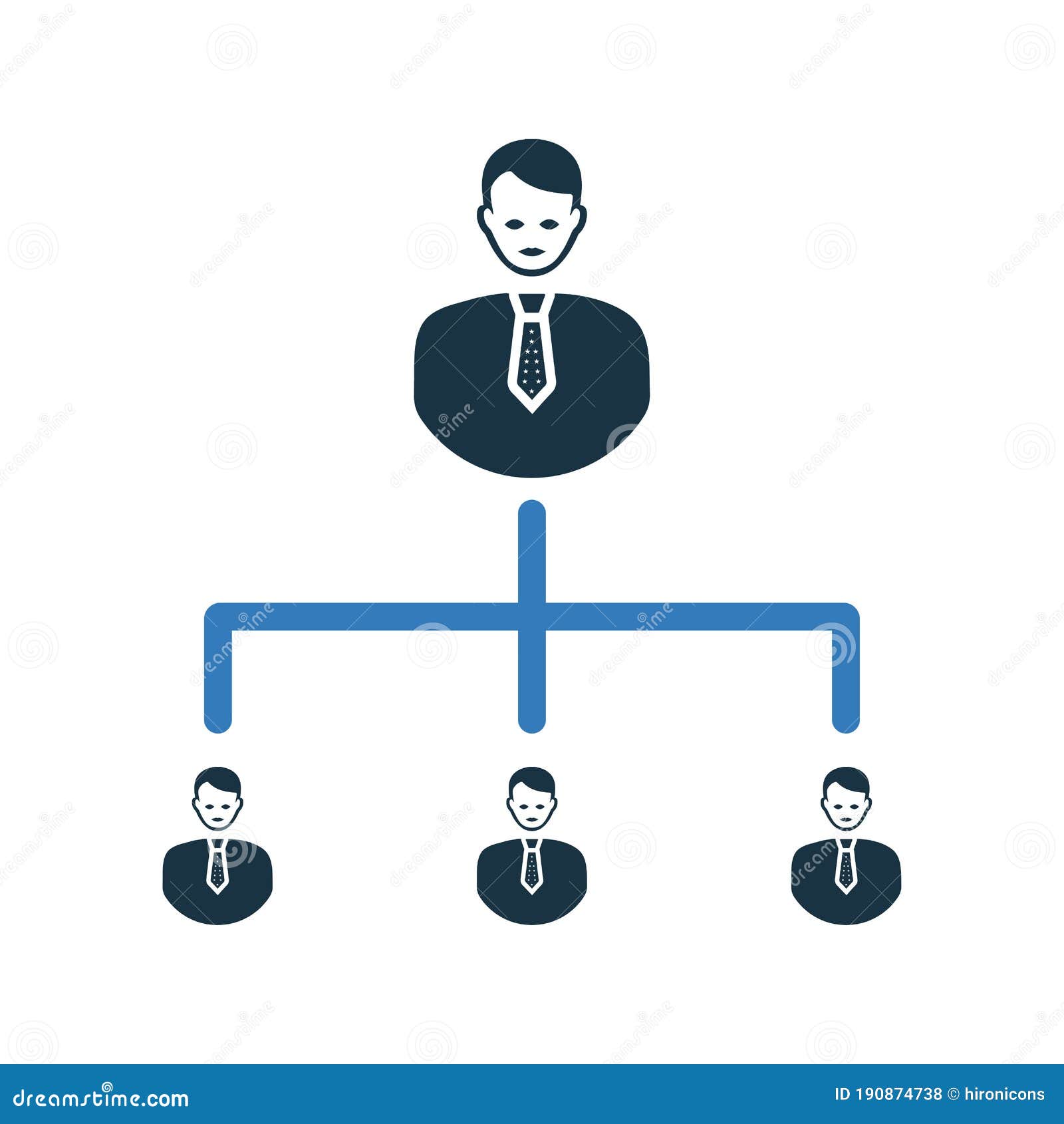 Group Leader Icon / Vector Graphics Stock Vector - Illustration of male ...