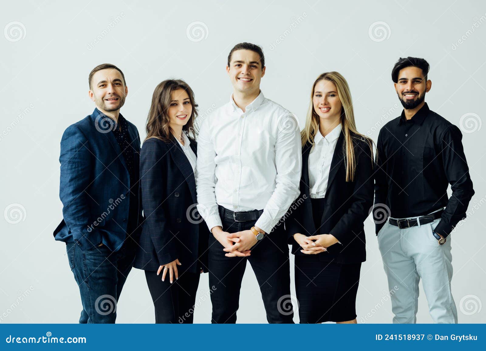 Group of Leading Experts Standing in the Office Stock Image - Image of ...