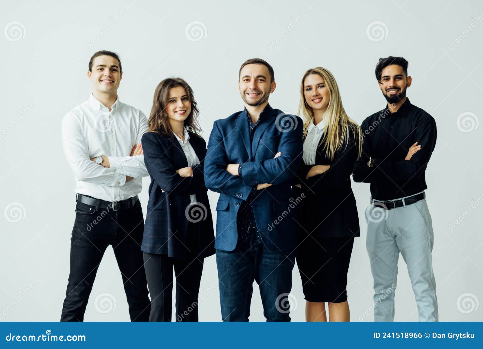 Group of Leading Experts Standing in the Office Stock Photo - Image of ...
