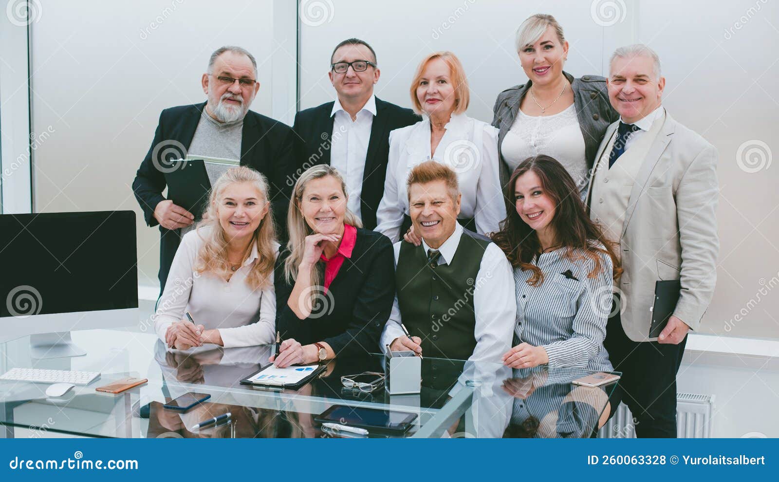 Group of Leading Professionals in the Workplace in the Office. Stock ...