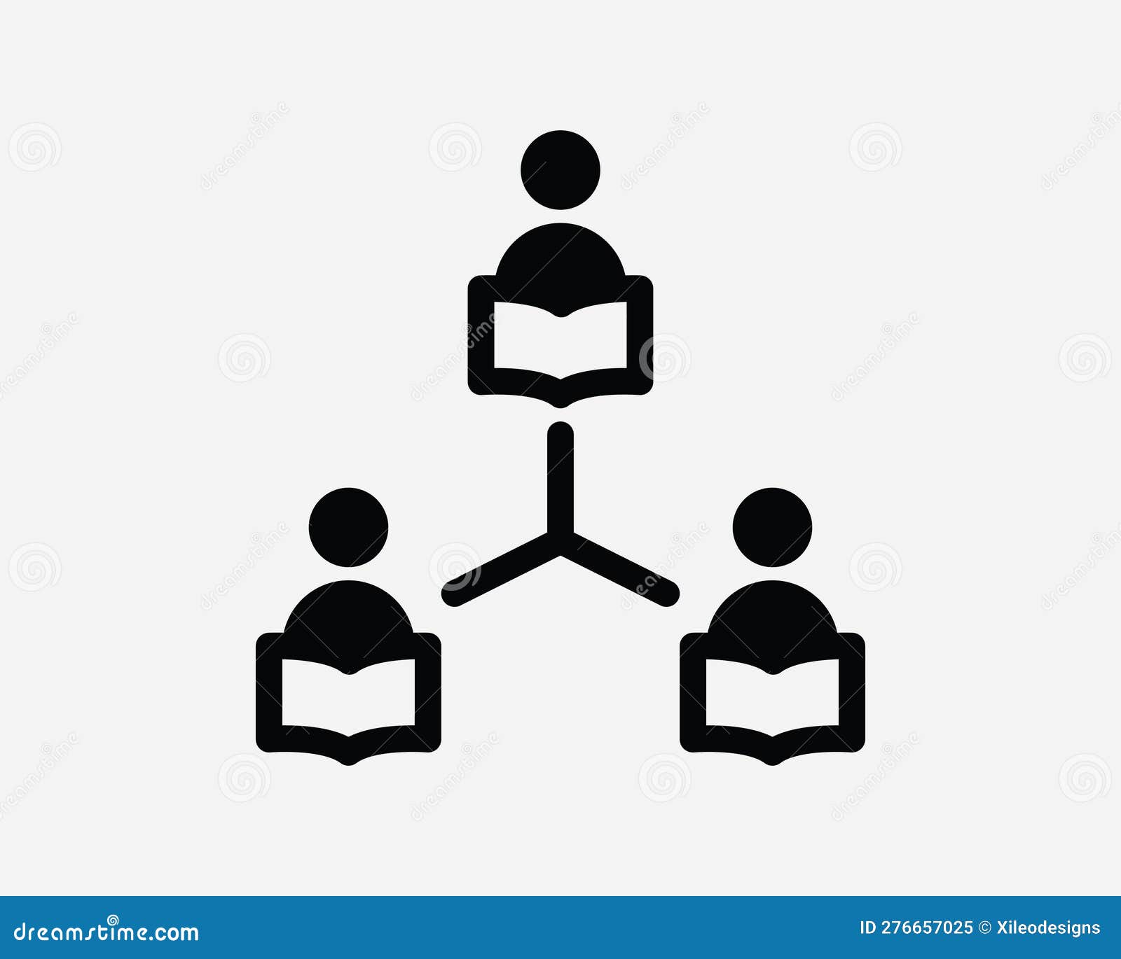 Group Learning Icon. Student Network Support Alumni Connection ...