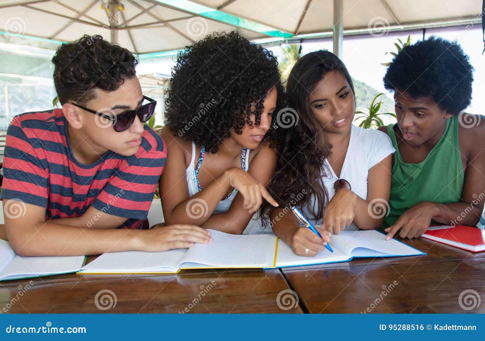 Group of Learning International Students Stock Photo - Image of ...