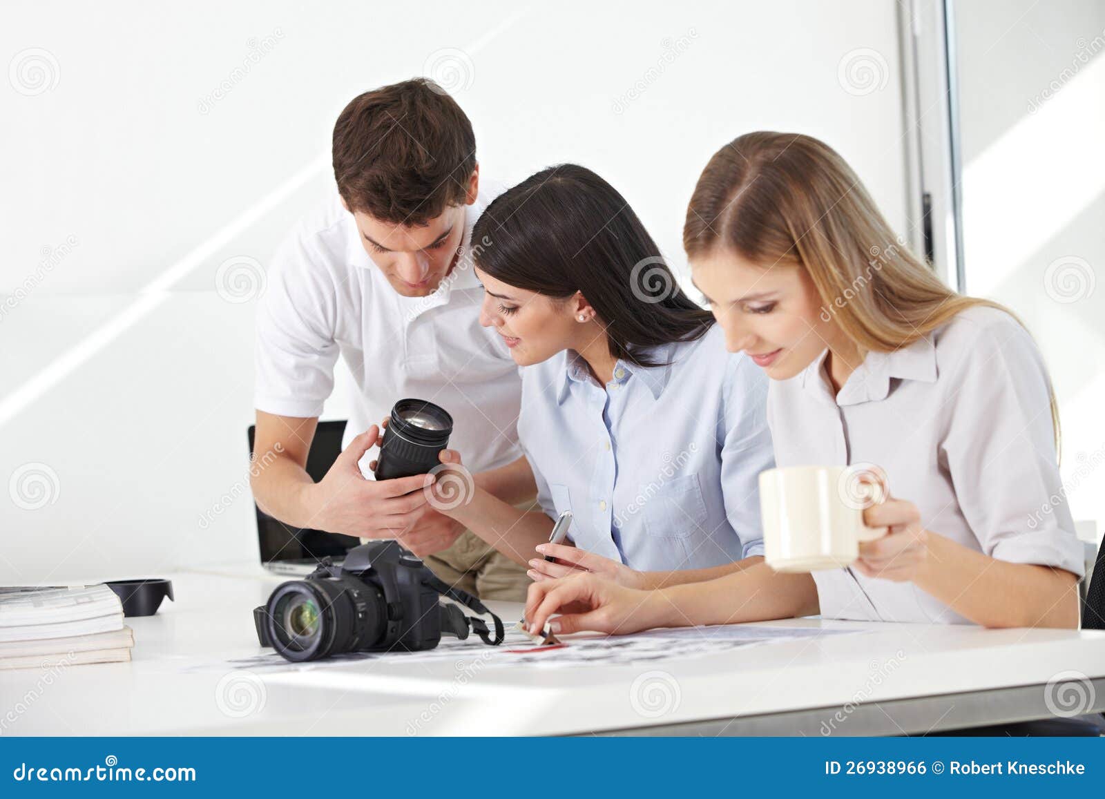 Group Learning in Photo Workshop Stock Photo - Image of profession ...