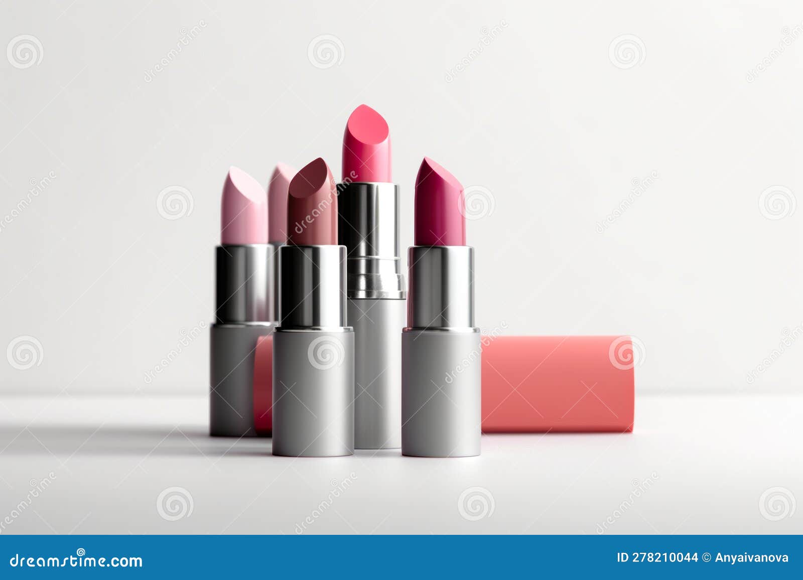 A Group of Lipsticks Sitting on Top of a Table. Generative AI Image ...