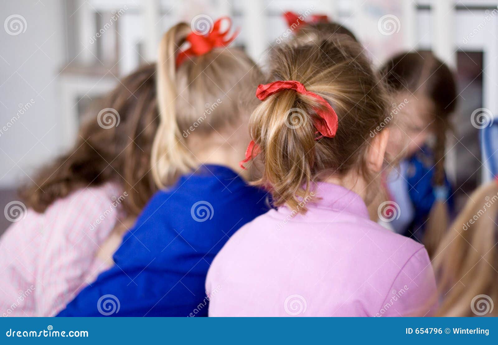 Group of Little Girls stock photo. Image of active, celebration - 654796