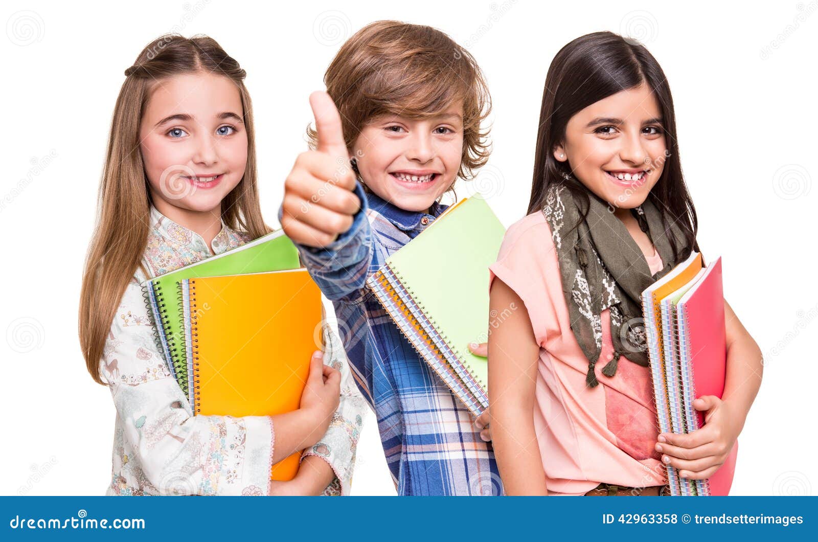 Group Of White Students