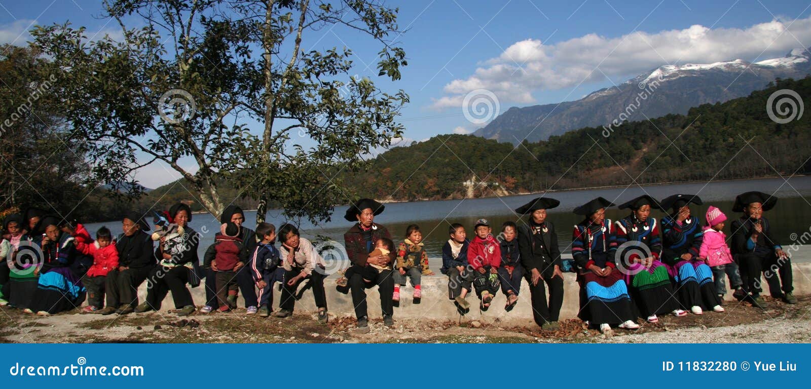 A Group of Local People in Chinese Village Editorial Image - Image of ...
