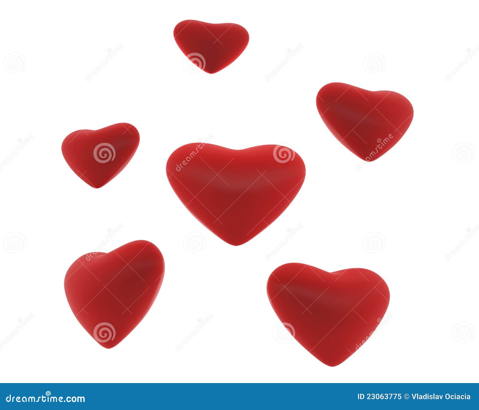 Group of lovely hearts stock illustration. Illustration of white - 23063775
