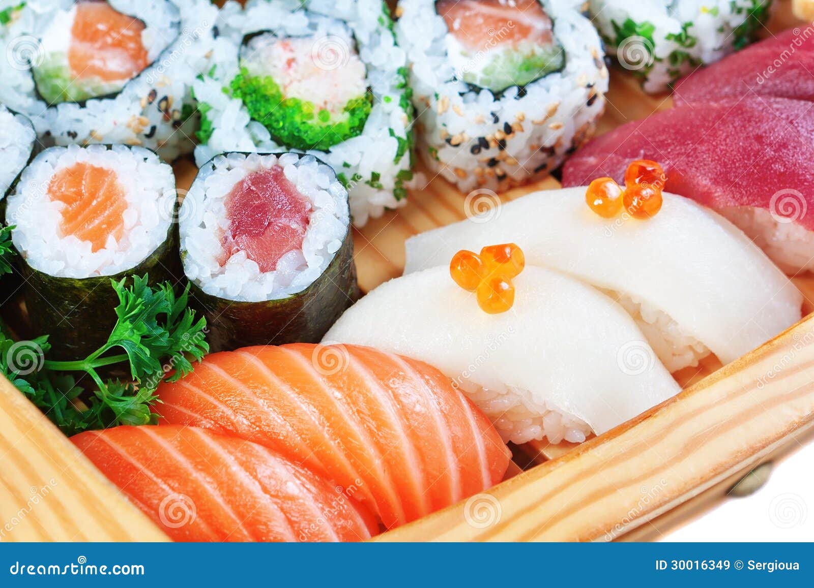 Group of Luxury Foods, Sushi. Stock Image - Image of gourmet, arranging ...