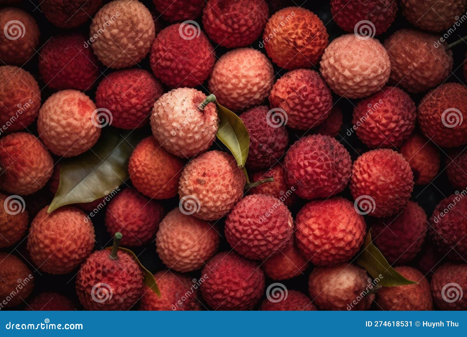 Seamless Lychees Vector Pattern. Minimalistic Food Background. Vitamins ...