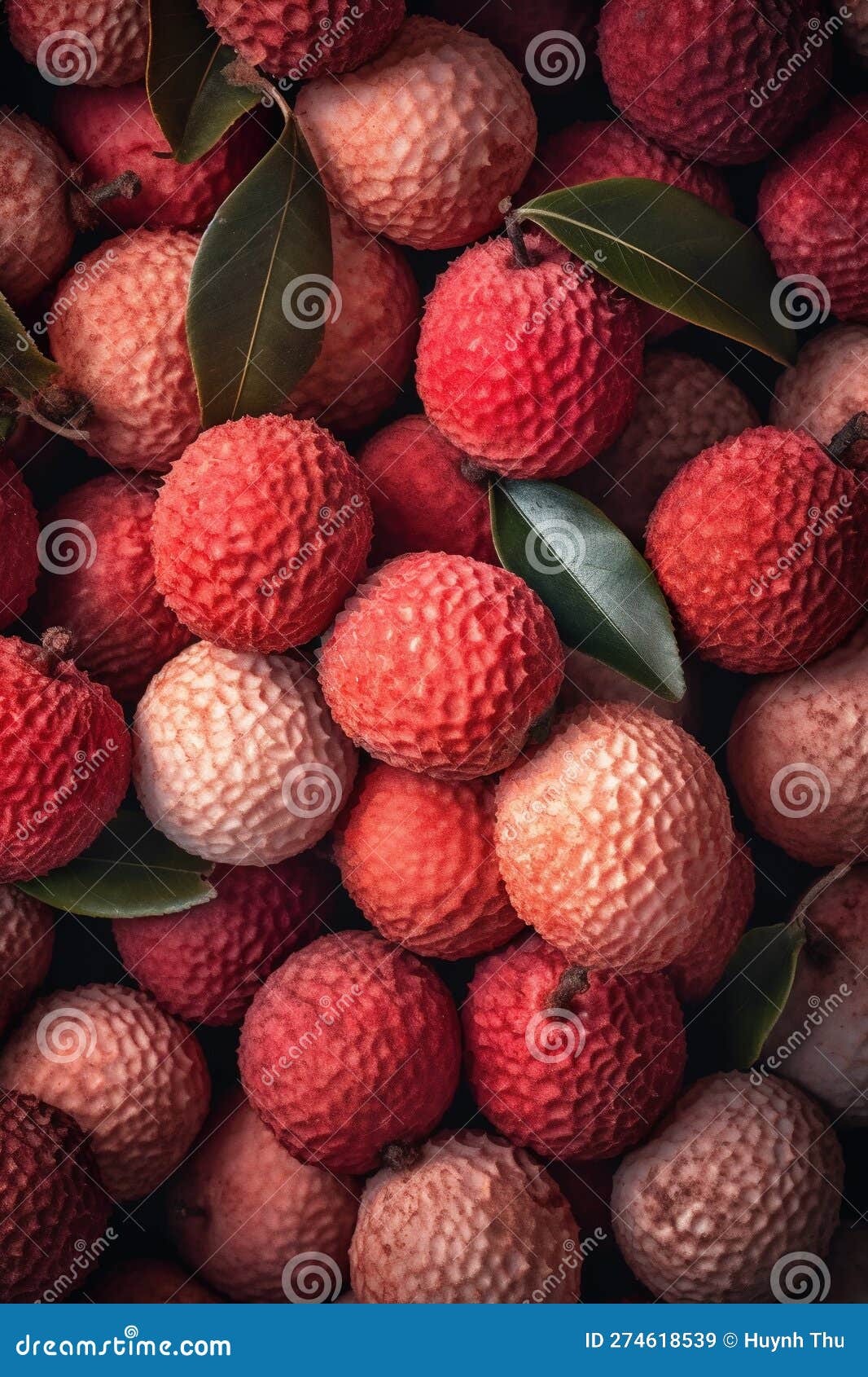 Seamless Lychees Vector Pattern. Minimalistic Food Background. Vitamins ...
