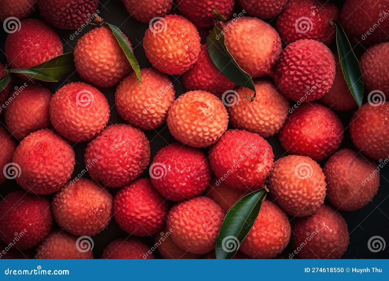 Seamless Lychees Vector Pattern. Minimalistic Food Background. Vitamins ...
