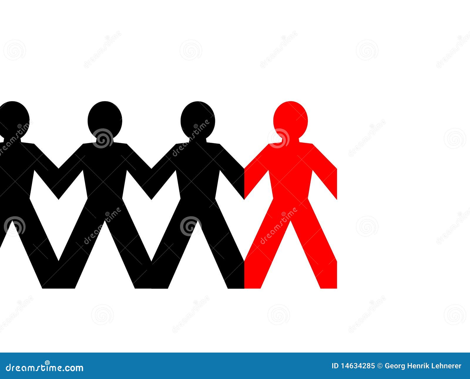 Group Man Red stock illustration. Illustration of team - 14634285