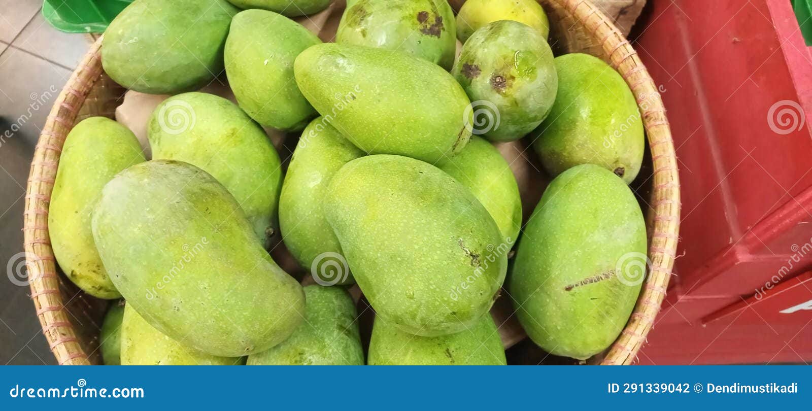 A Group of Mango Fruit in the Basket Stock Photo - Image of group ...