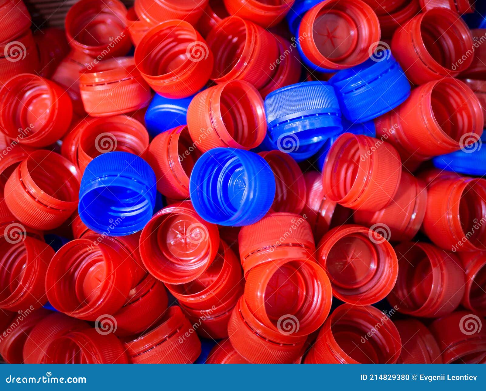 A Group of Many Types of Plastic Colorful Caps Stock Photo - Image of ...