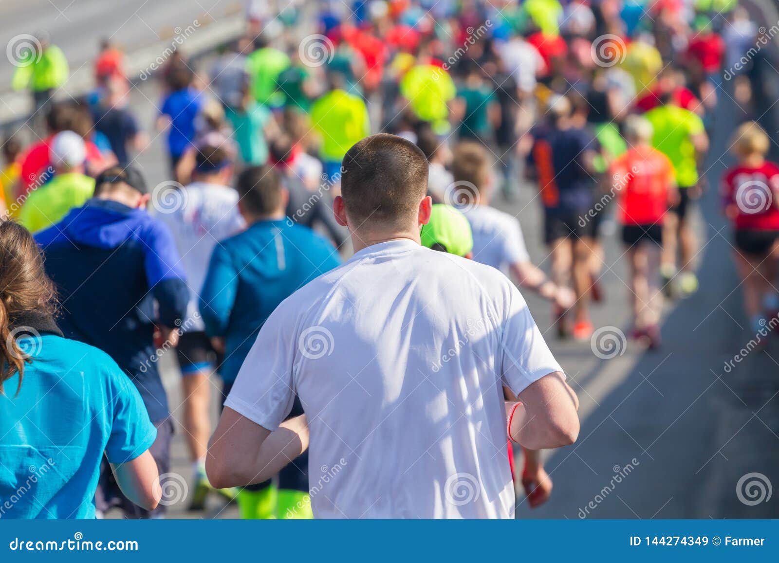 Group of Marathon Athletes Running Editorial Stock Image - Image of ...