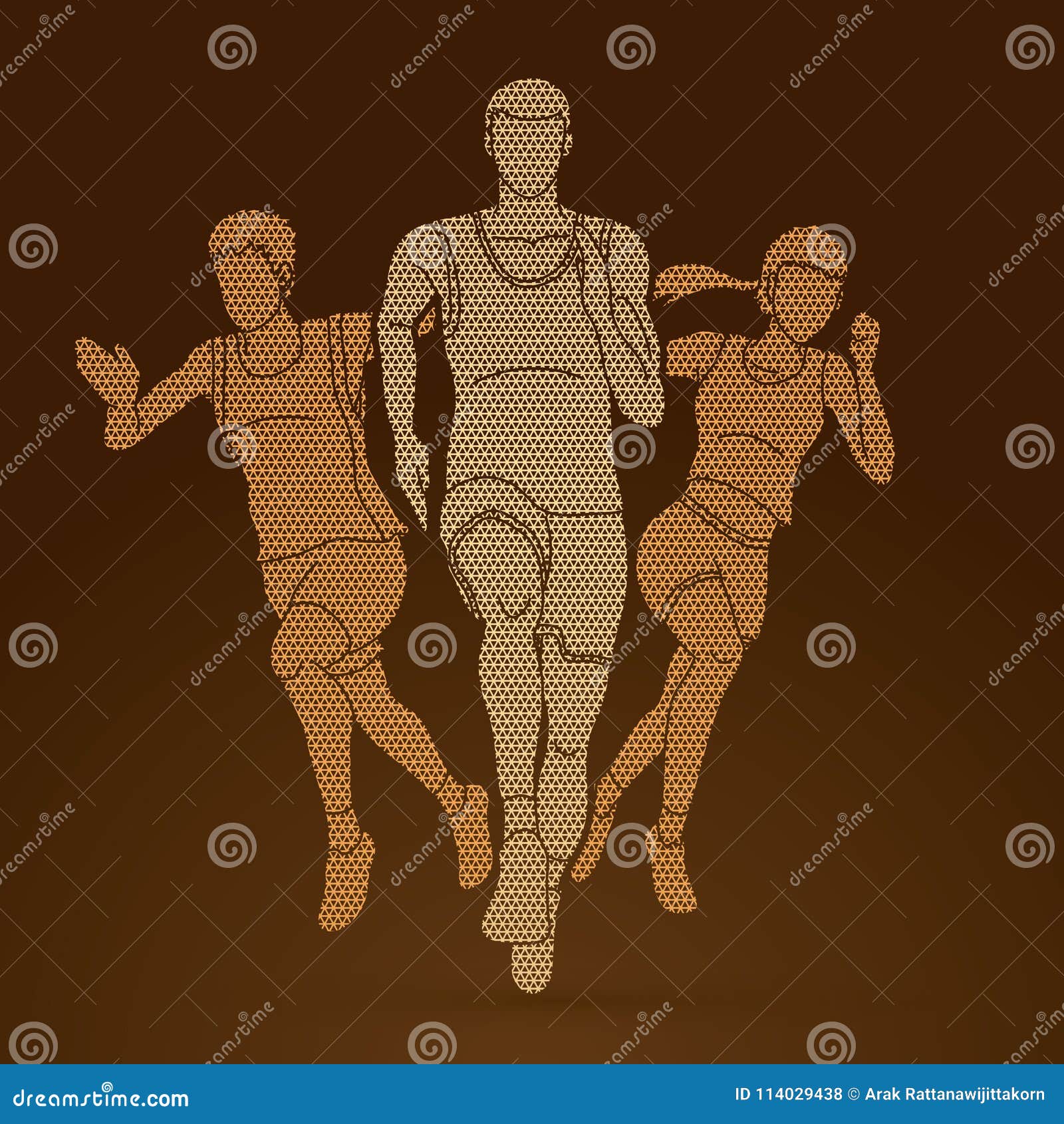 Group of Marathon Runner, People Running Graphic Vector Stock Vector ...