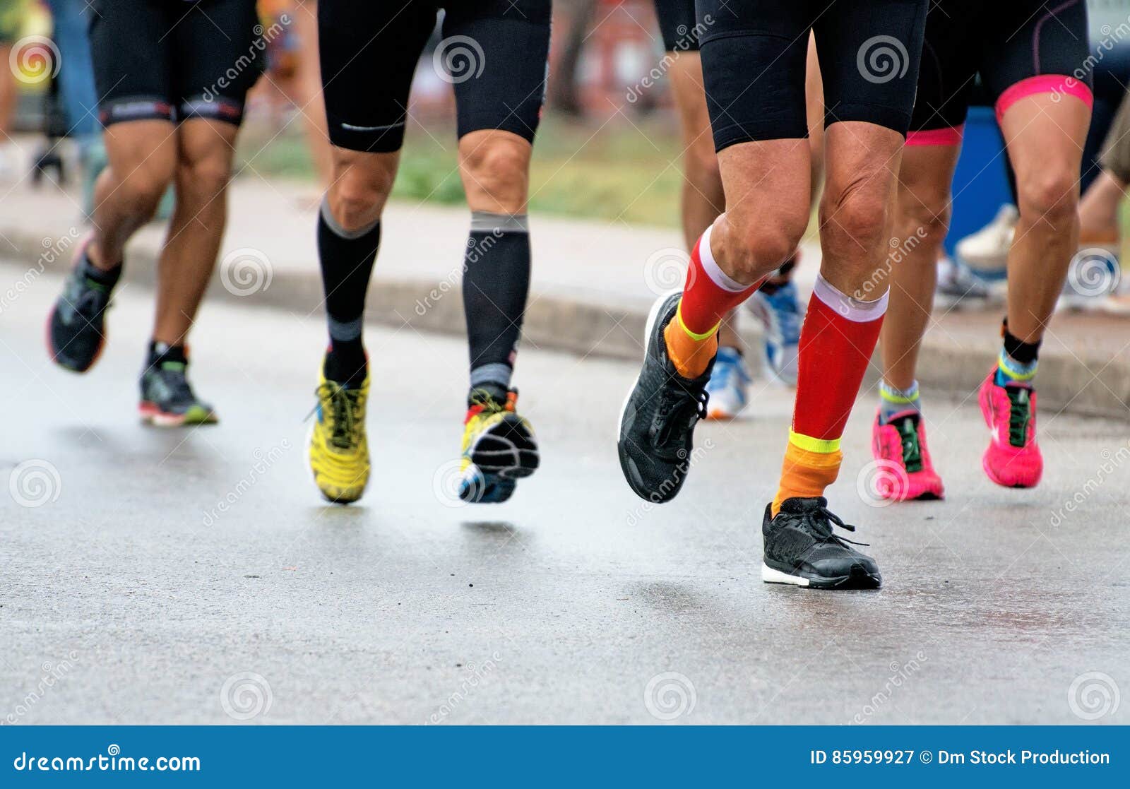 Group of marathon runners. stock image. Image of city - 85959927