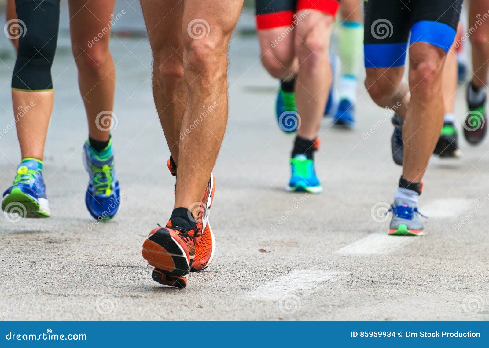 Group of marathon runners. stock photo. Image of person - 85959934