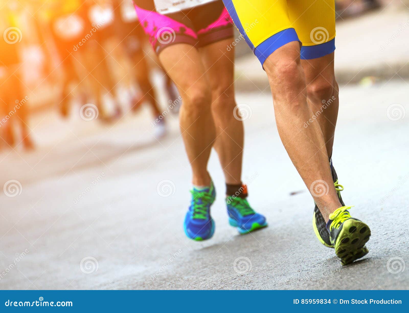 Group of marathon runners. stock photo. Image of competition - 85959834