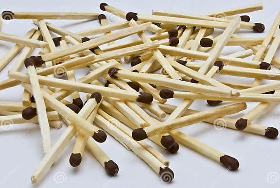 Group Match on White Background Stock Photo - Image of white, macro ...