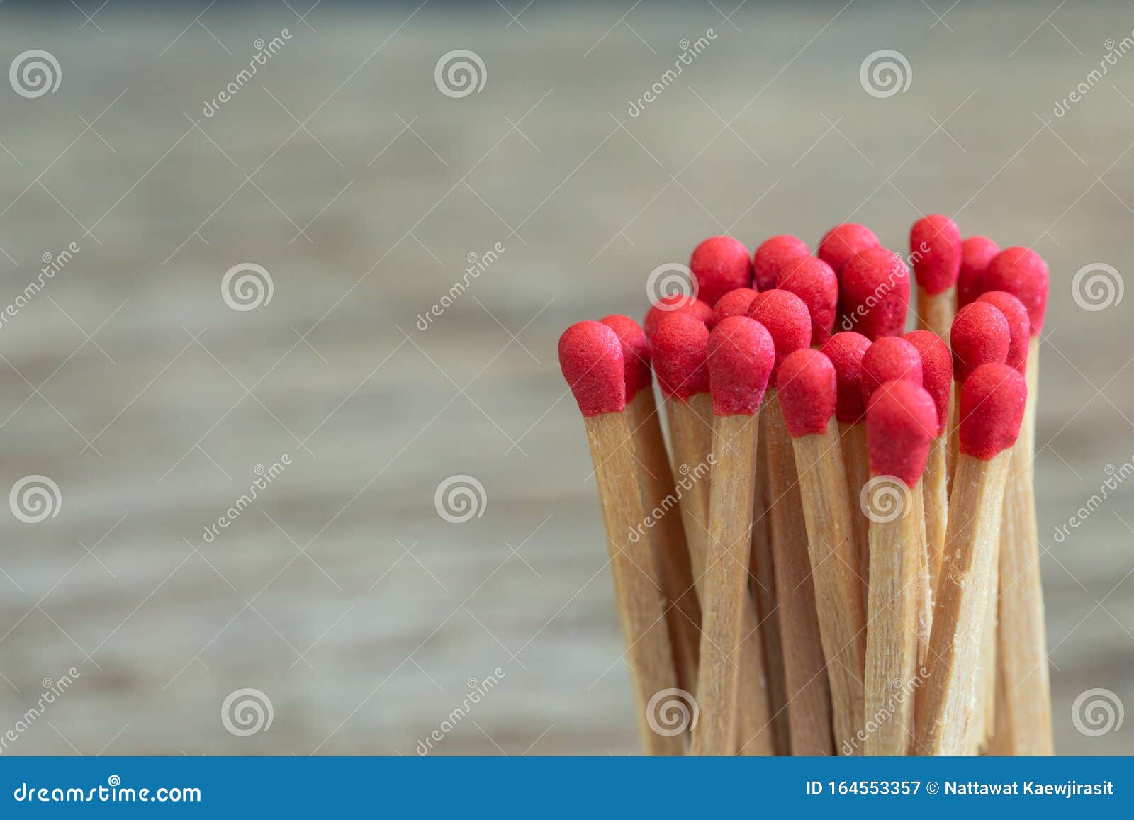 Group of Matches on a Blurred Background Stock Image - Image of ...