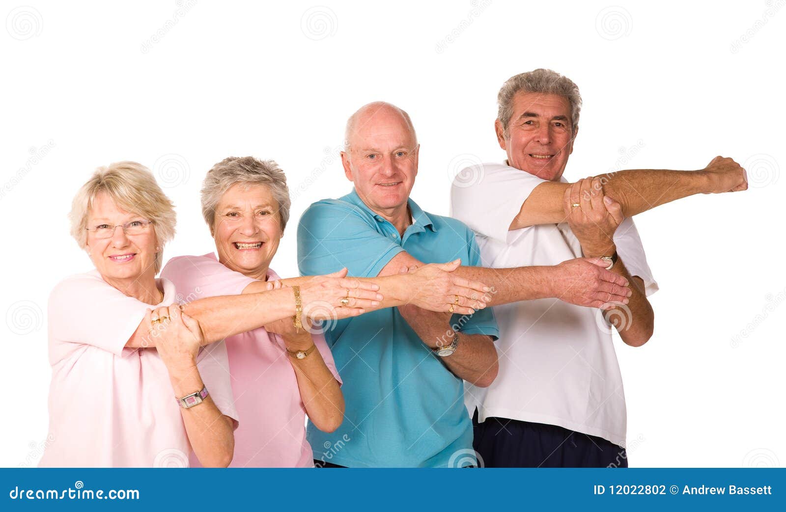 Group of Mature People Stretching Stock Photo - Image of happy, people ...