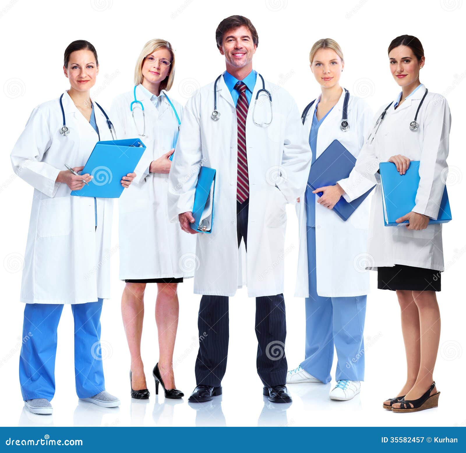 Group of medical doctor. stock image. Image of hospital - 35582457
