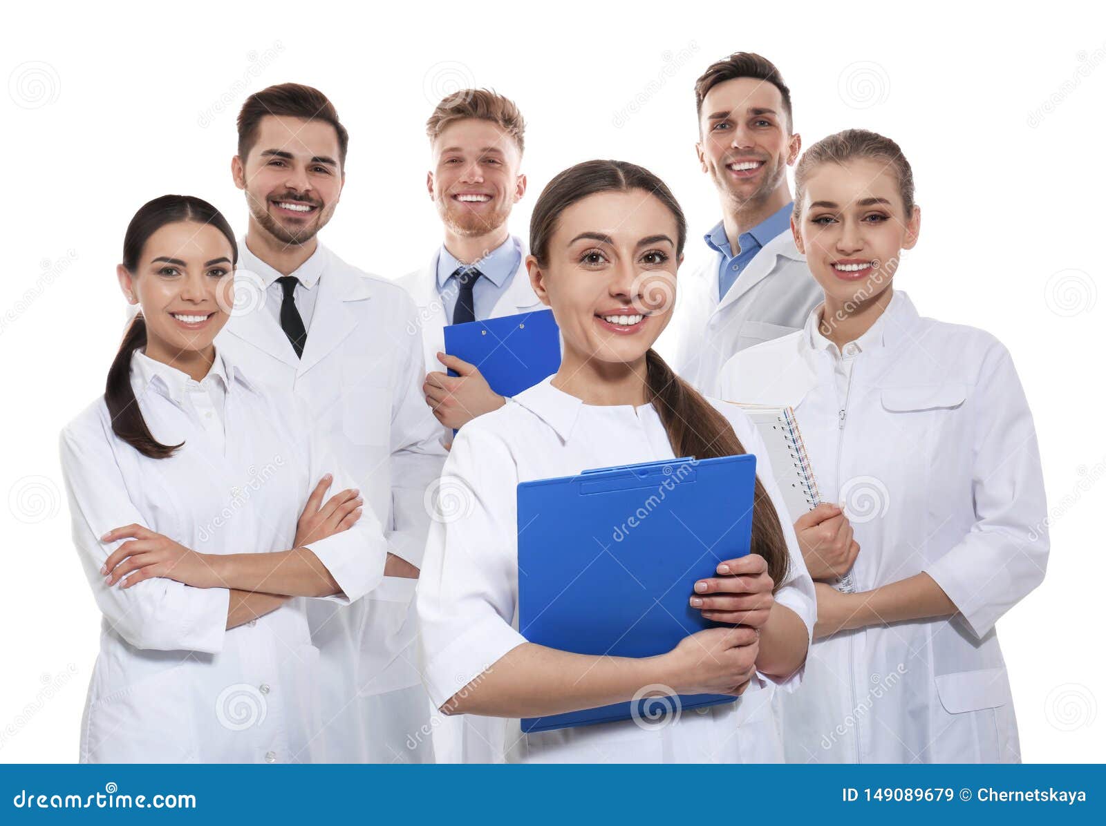 Group of Medical Doctors Isolated. Unity Concept Stock Image - Image of ...