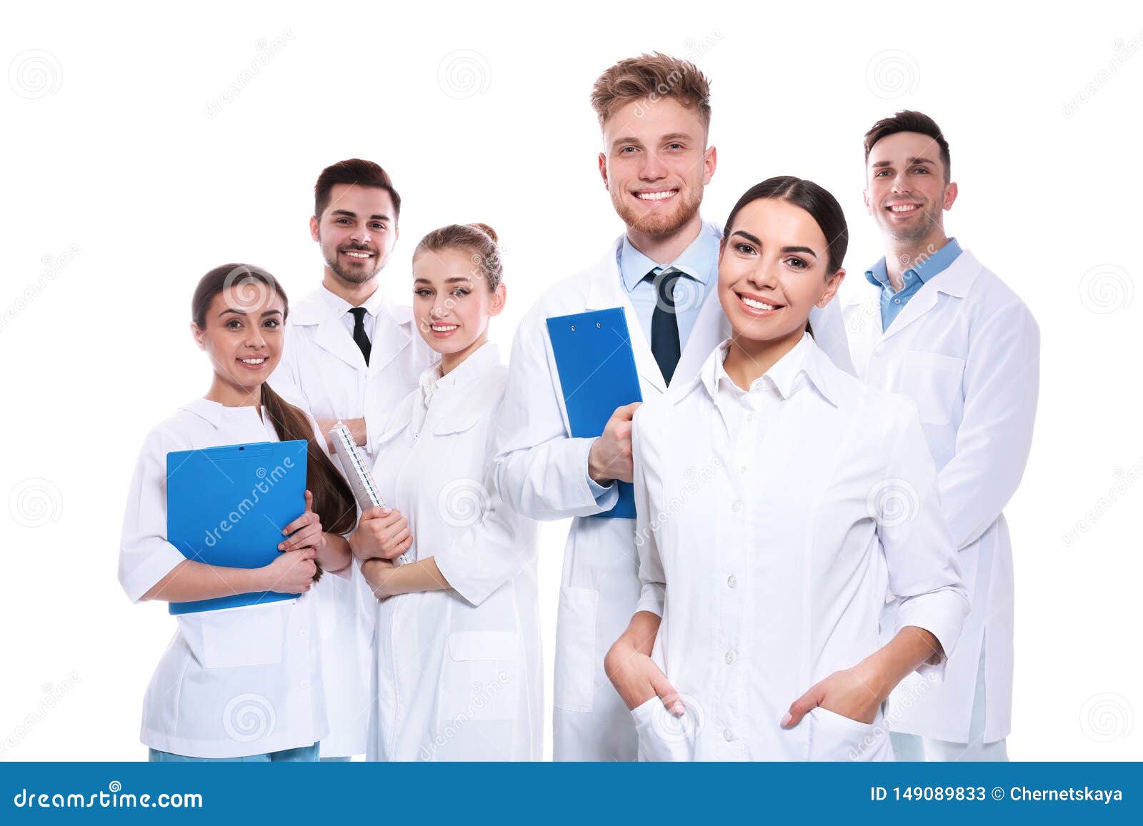 Group of Medical Doctors Isolated. Unity Concept Stock Image - Image of ...