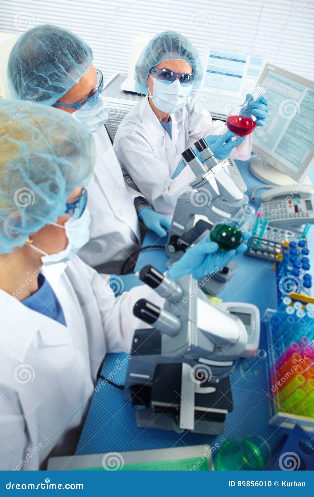Group of Medical Doctors in Laboratory. Stock Photo - Image of science ...