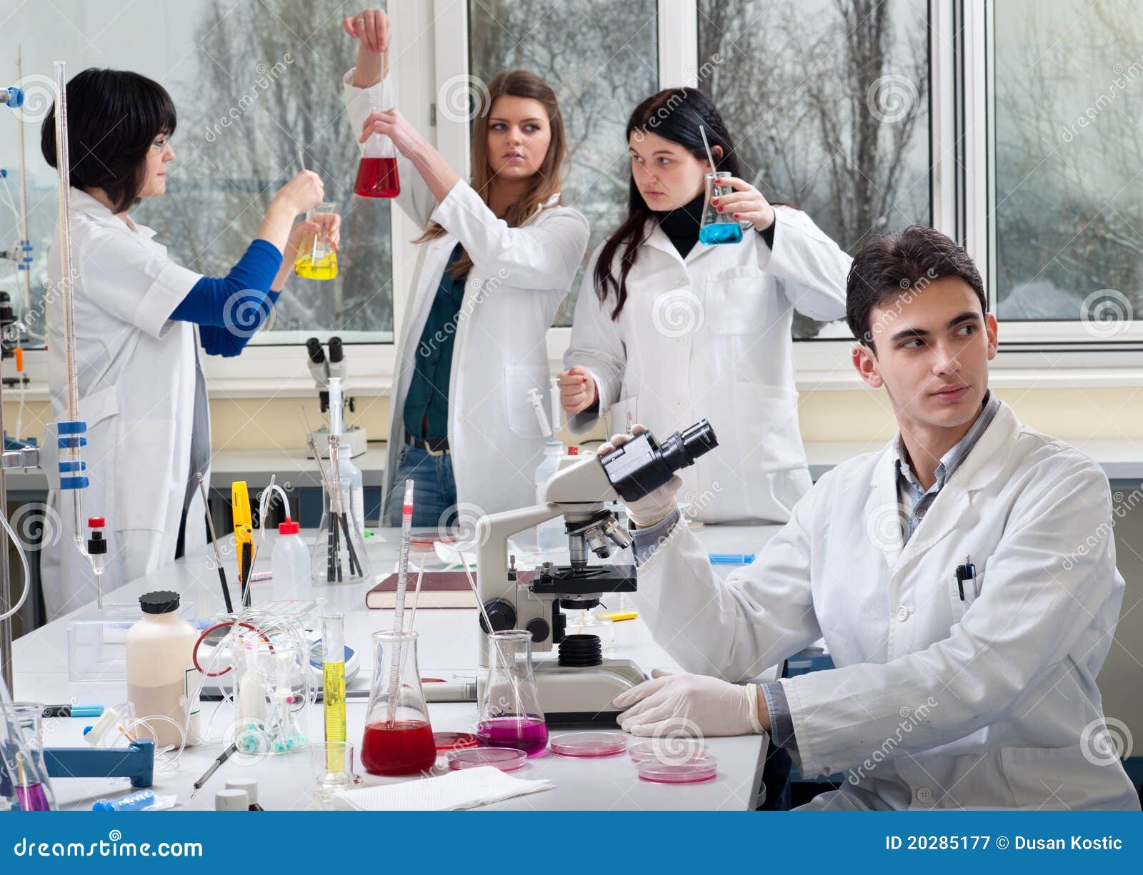 Group of medical students stock image. Image of medical - 20285177