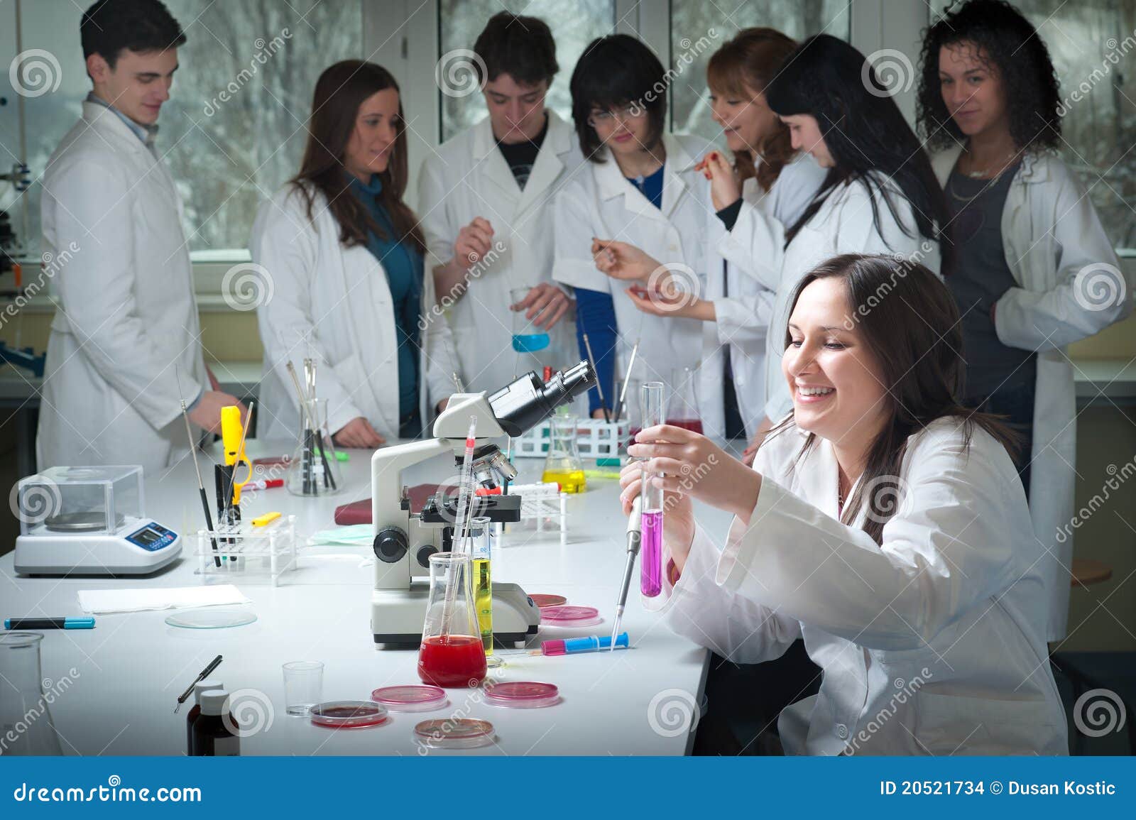 Group of medical students stock photo. Image of teamwork - 20521734