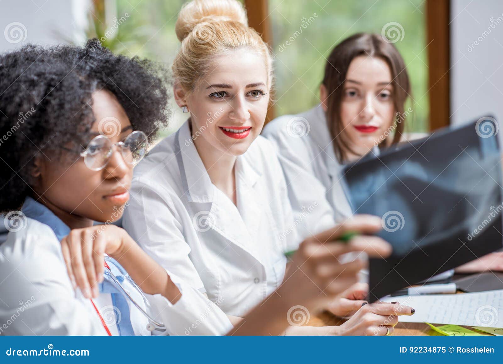 Group of Medical Students in the Classroom Stock Image - Image of ...