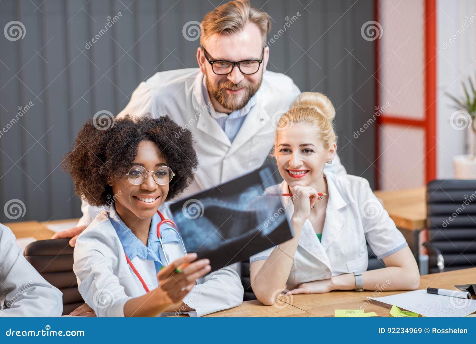 Group of Medical Students in the Classroom Stock Image - Image of ...