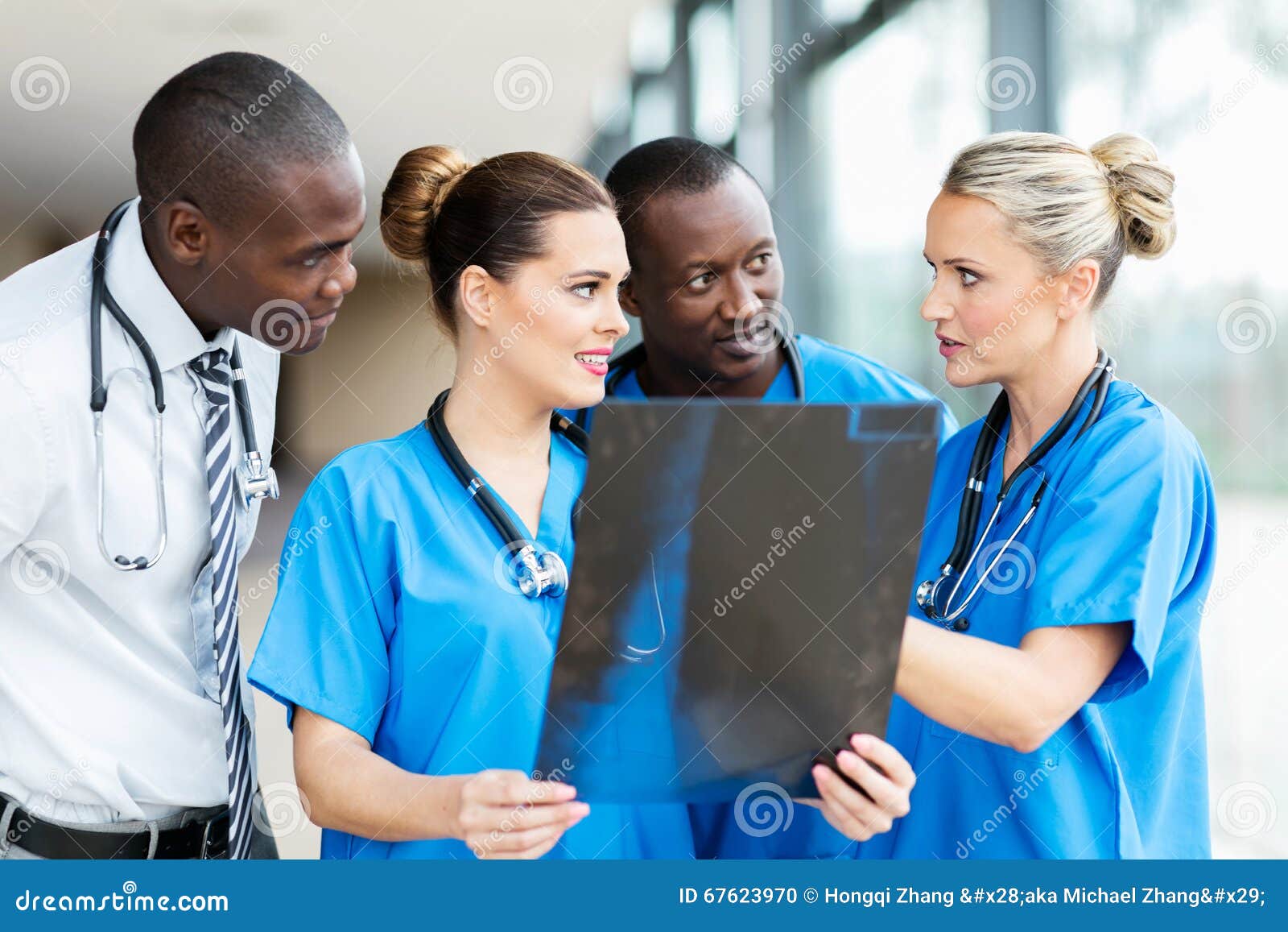Group of medical workers stock photo. Image of hospital - 67623970