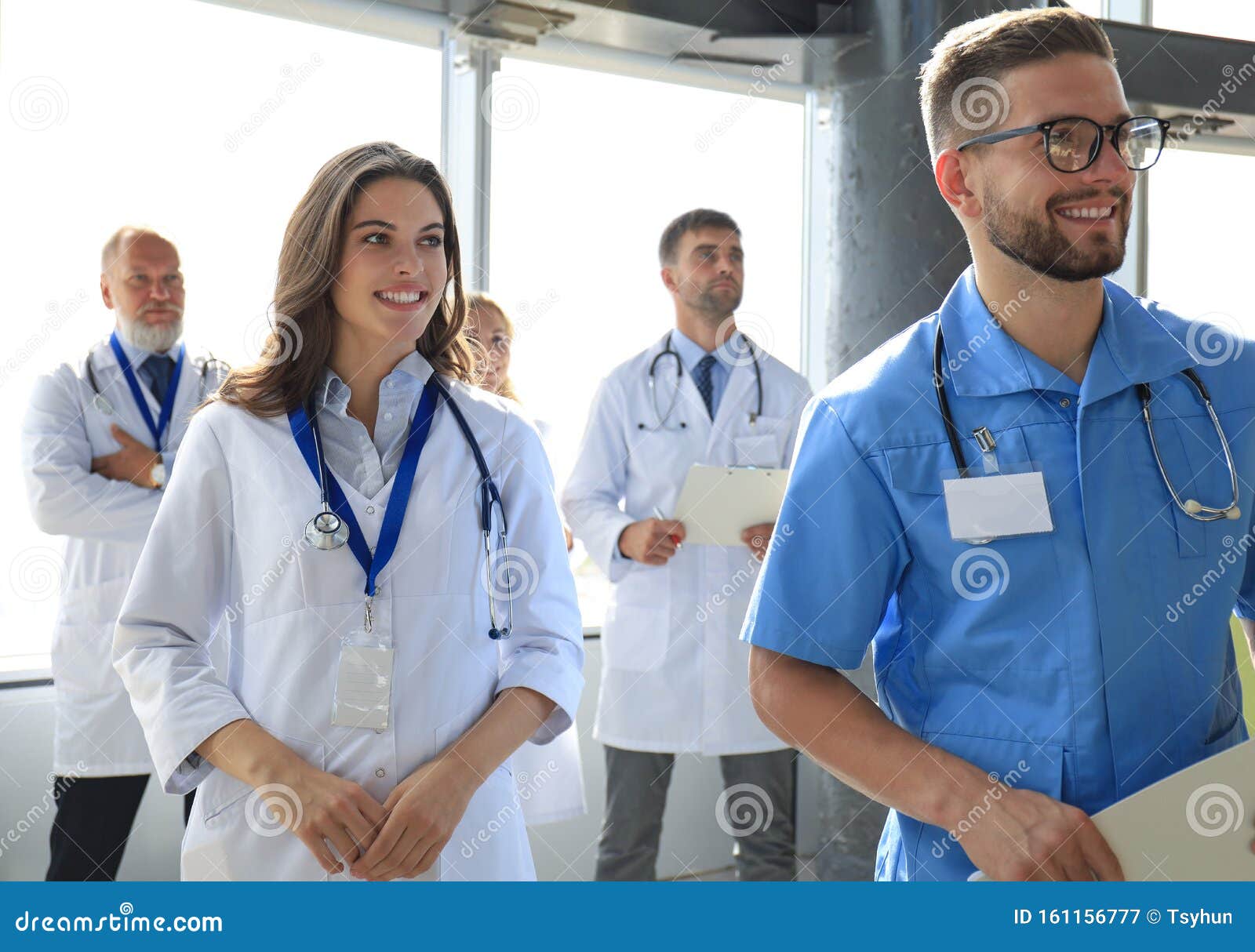 Group of Medicine Doctors Talking during Conference Stock Image - Image ...