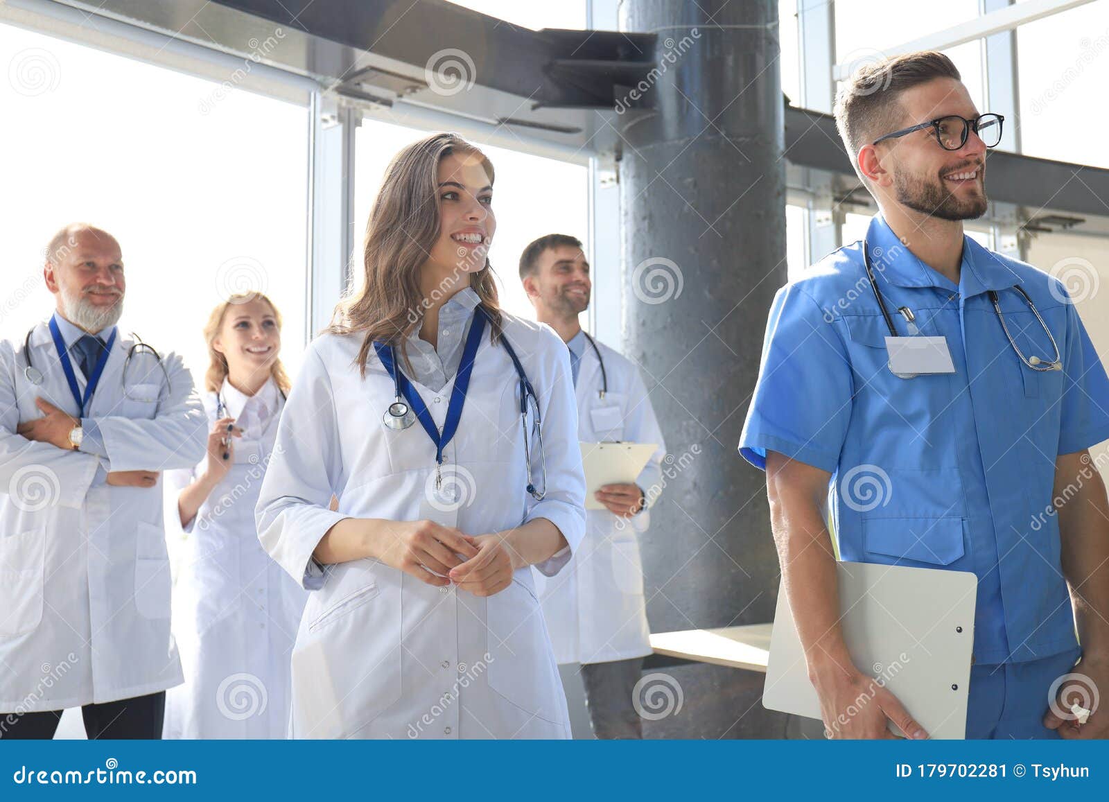 Group of Medicine Doctors Talking during Conference Stock Image - Image ...