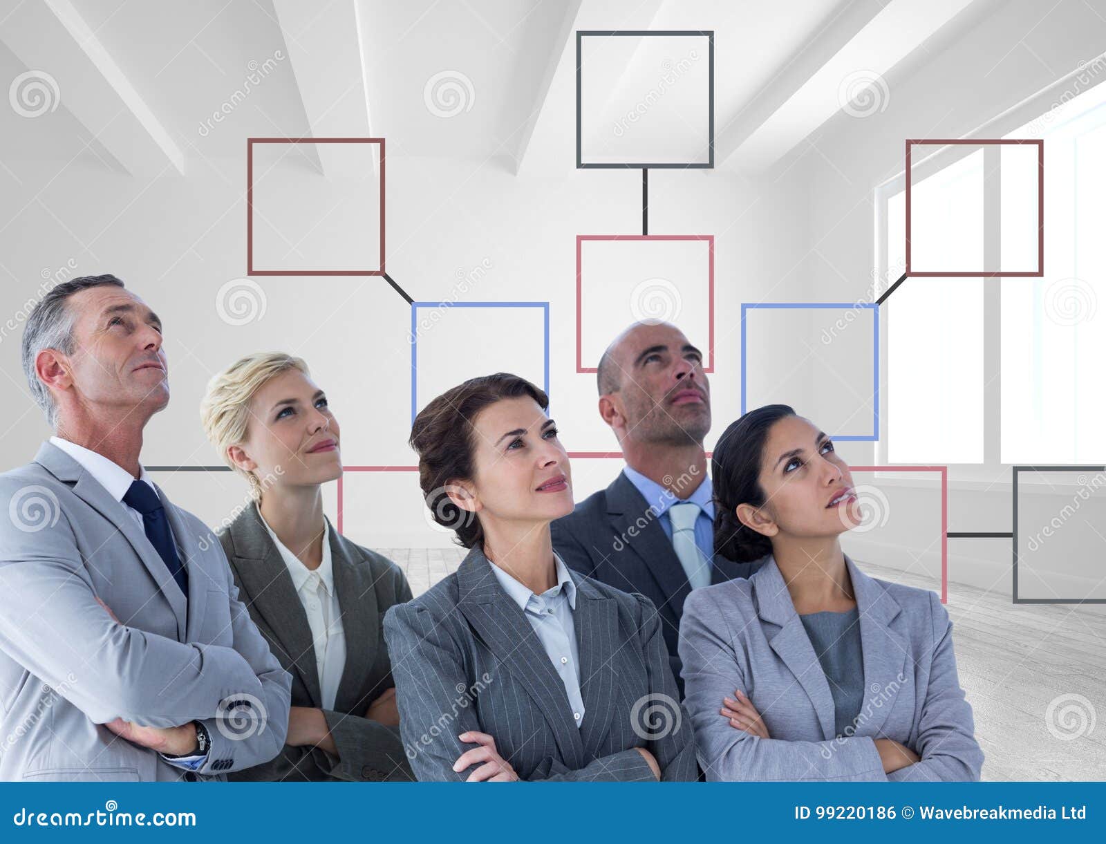 Group Meeting with Mind Map Stock Photo - Image of female, dressed ...
