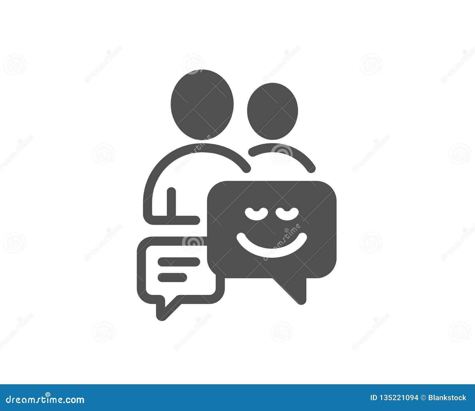 Group of Men Icon. Communication Sign. Vector Stock Vector ...