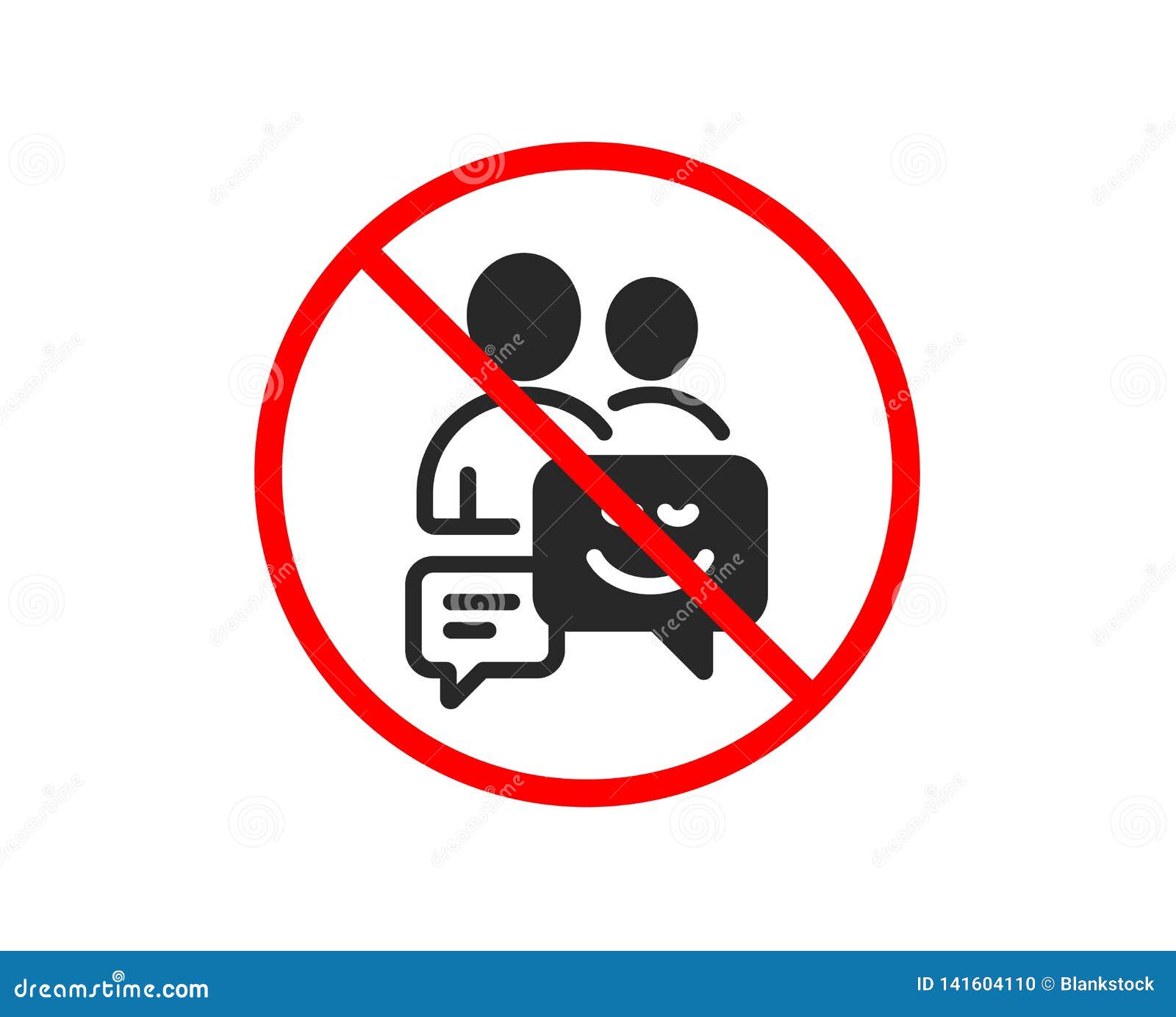 Group of Men Icon. Communication Sign. Vector Stock Vector ...