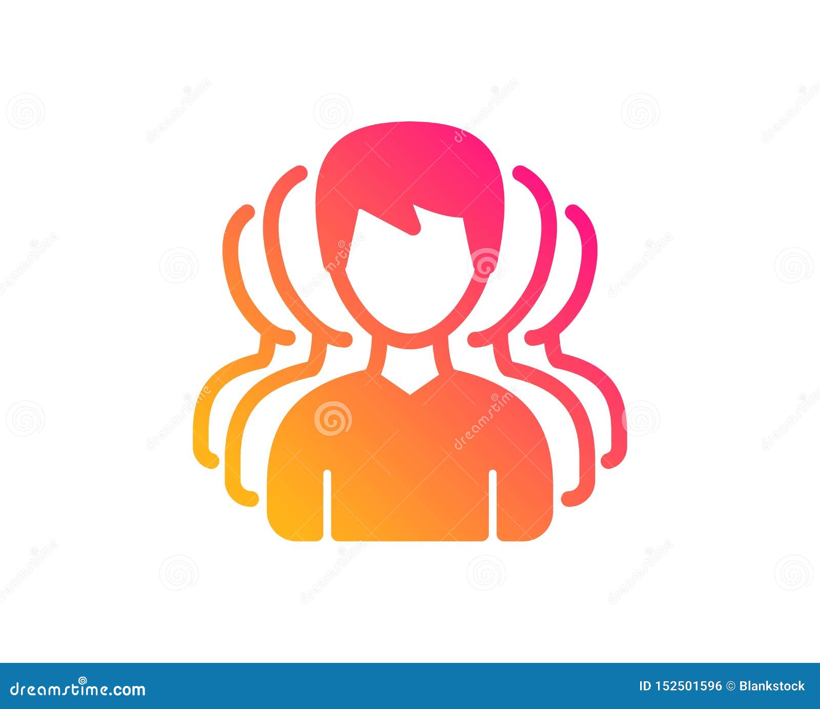 Group of Men Icon. Teamwork Sign. Vector Stock Vector - Illustration of ...