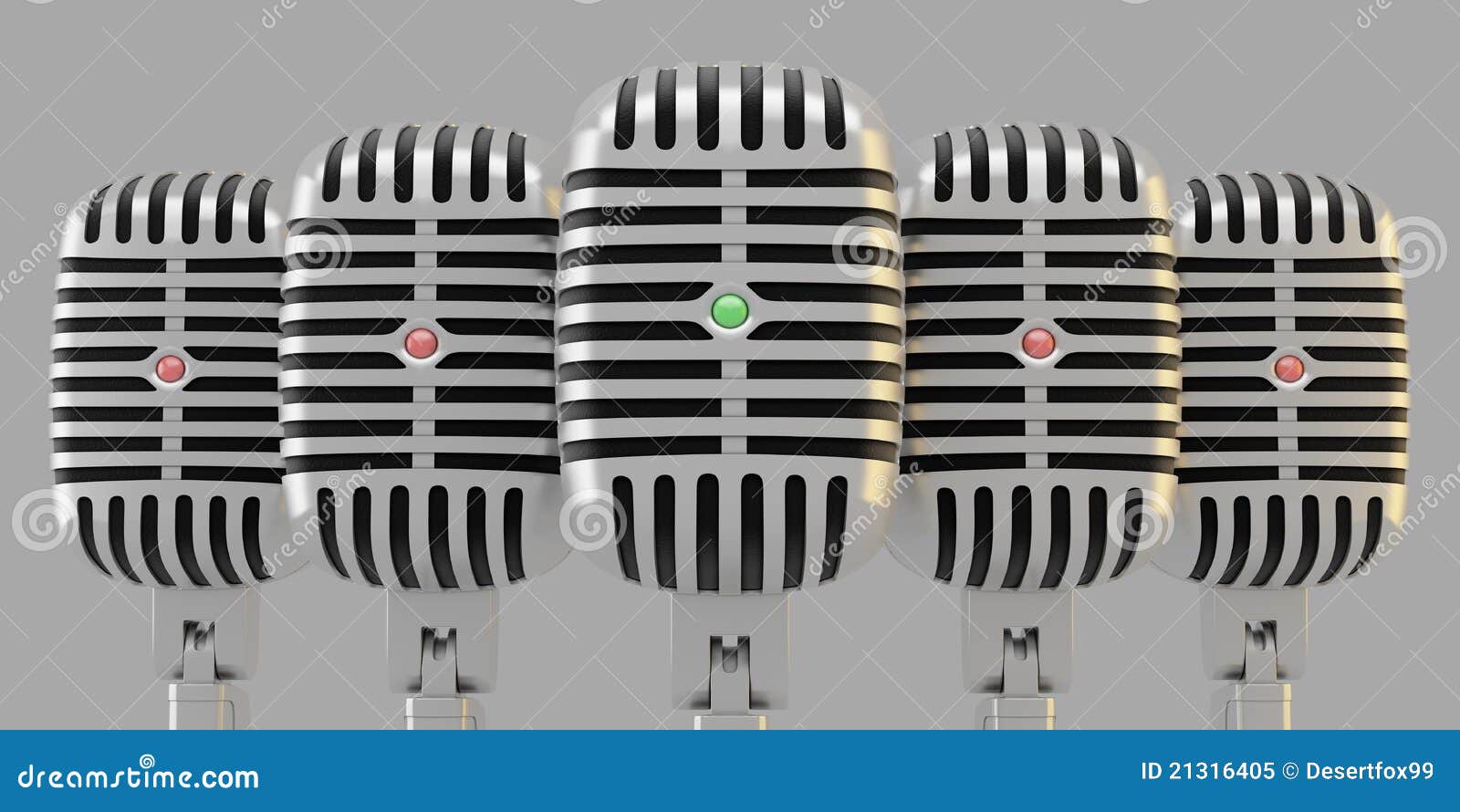 Group of microphones stock illustration. Illustration of speak - 21316405