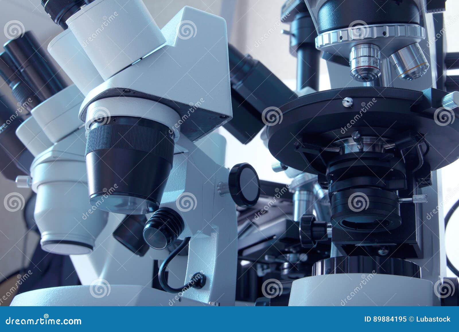 Group of Microscopes stock image. Image of biotechnology - 89884195