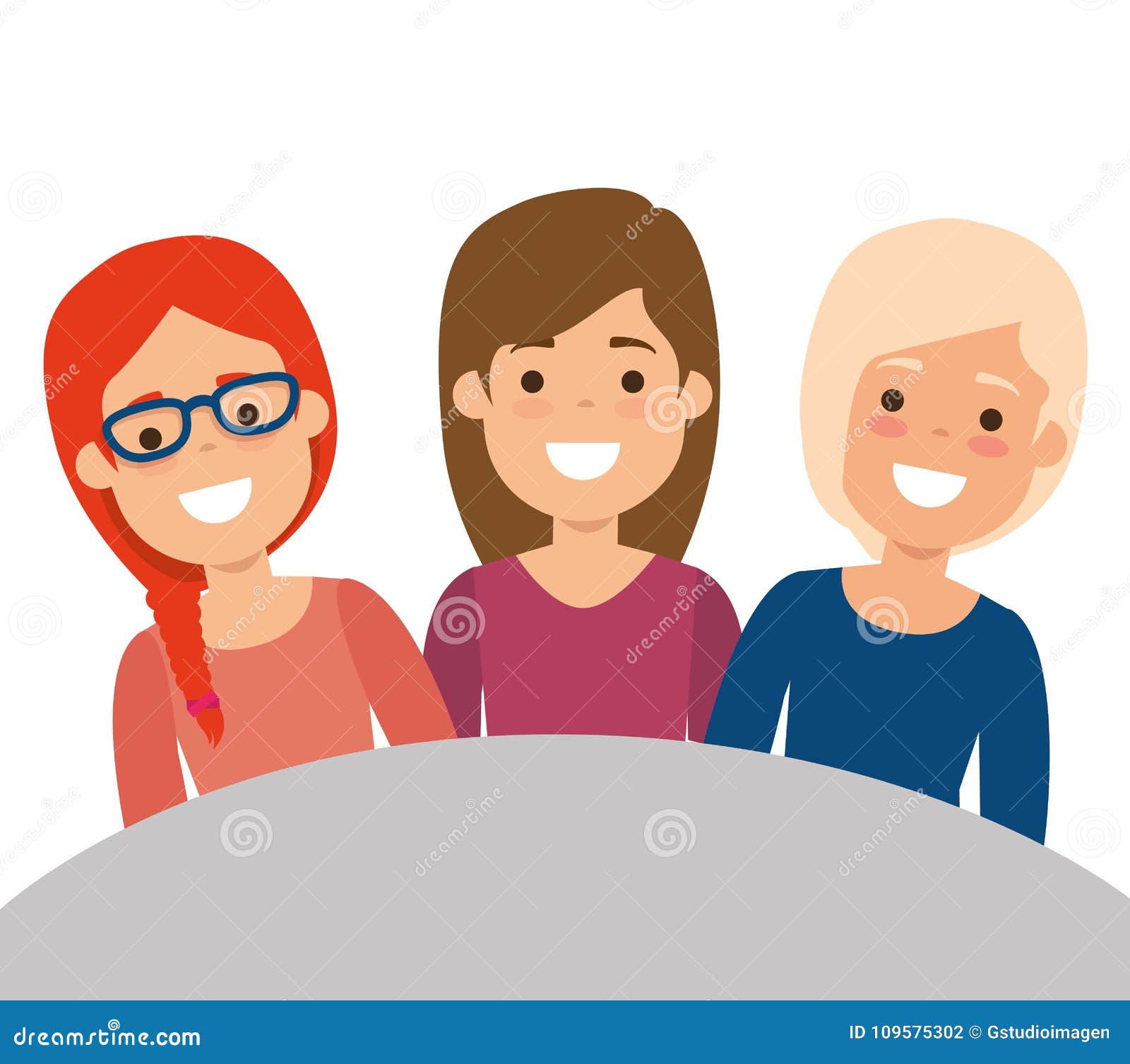 Group of Milennials Generation Young People Stock Vector - Illustration ...