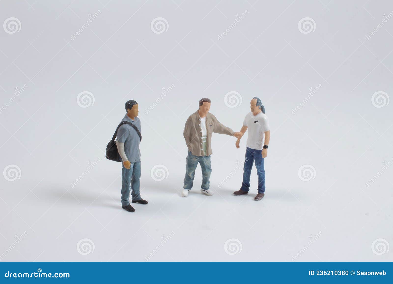 A Group of Mini Guys on the Whit Board Stock Photo - Image of laughing ...
