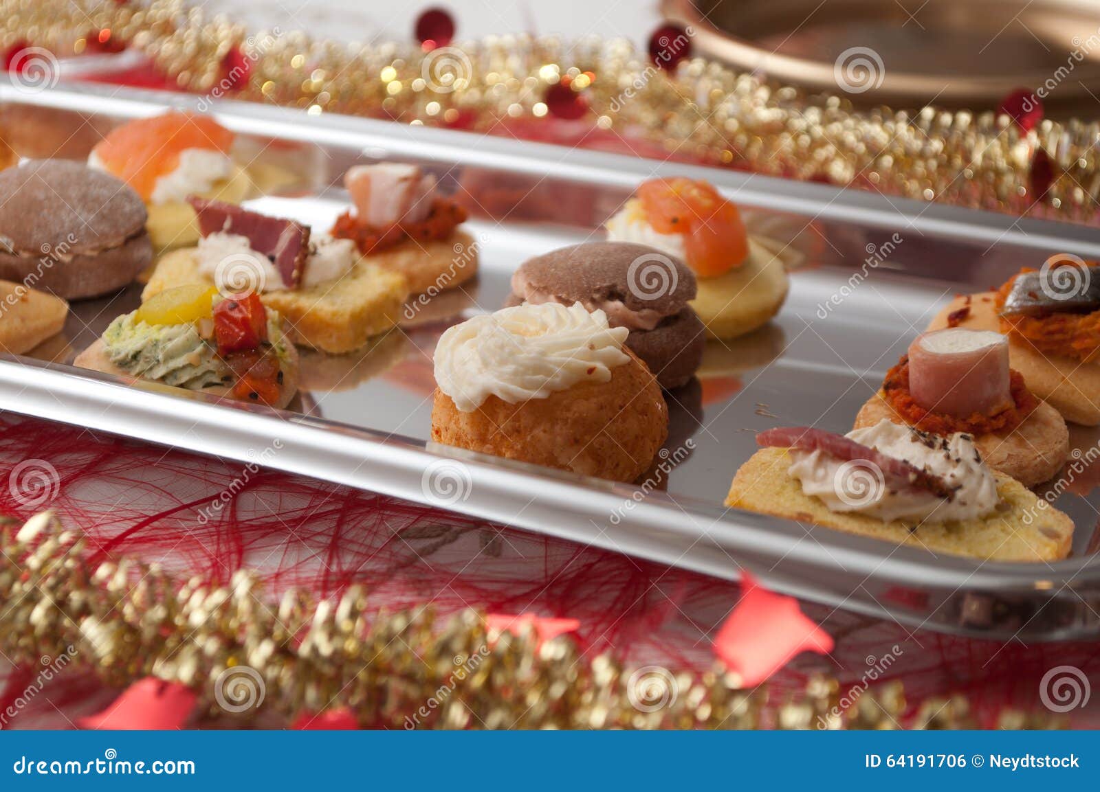 Group of mini toasts stock photo. Image of healthy, delicious - 64191706