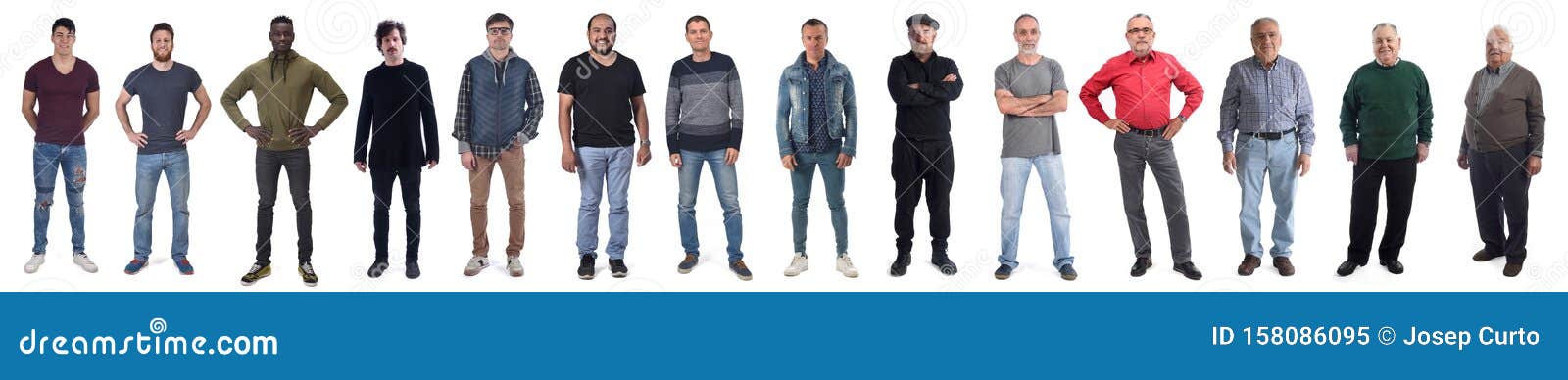 Group of Mixed People on White Stock Image - Image of friendship, line ...