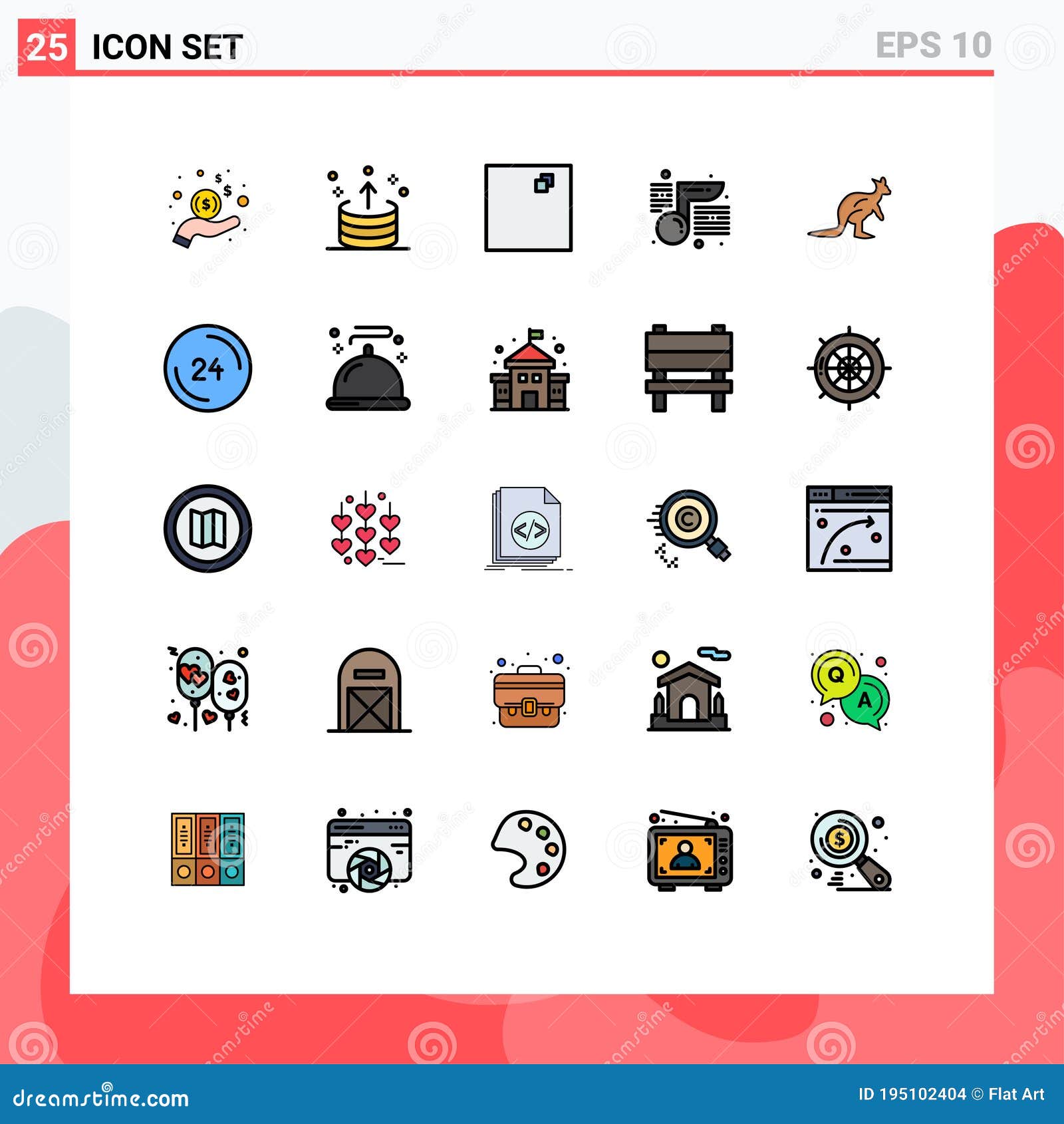 25 Creative Icons Modern Signs and Symbols of Australian, Anomal, Up ...